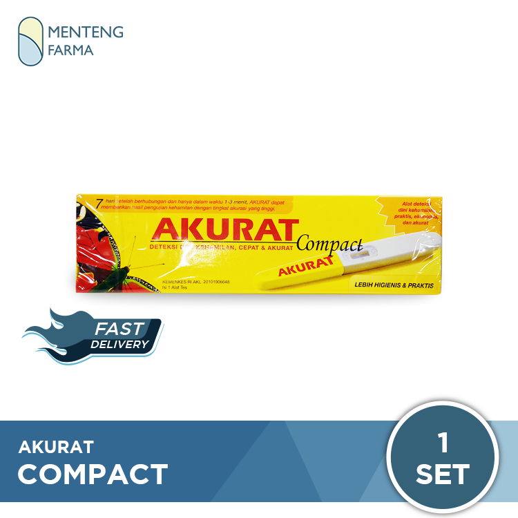 Akurat Compact - Alat Uji Kehamilan Pribadi – Apotek