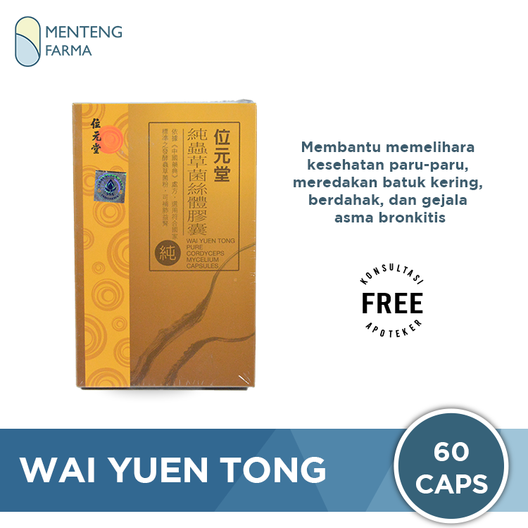 Wai Yuen Tong Pure Cordyceps Mycelium Capsules – Apotek