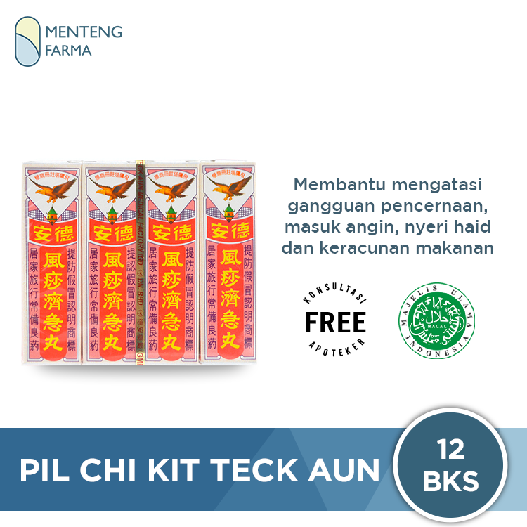 Pil Chi Kit Teck Aun (12 bungkus) – Apotek