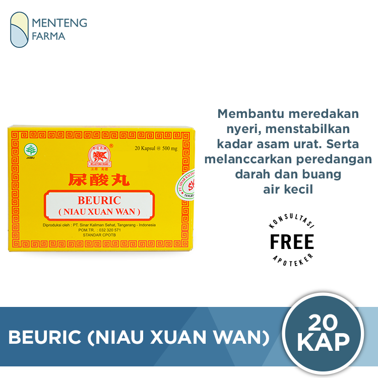 Beuric (Niau Xuan Wan) - Strip Isi 20 – Apotek