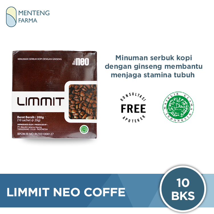 Limmit Neo Coffee Premium Box 10 Sachet - Kopi Limmit Stamina – Apotek