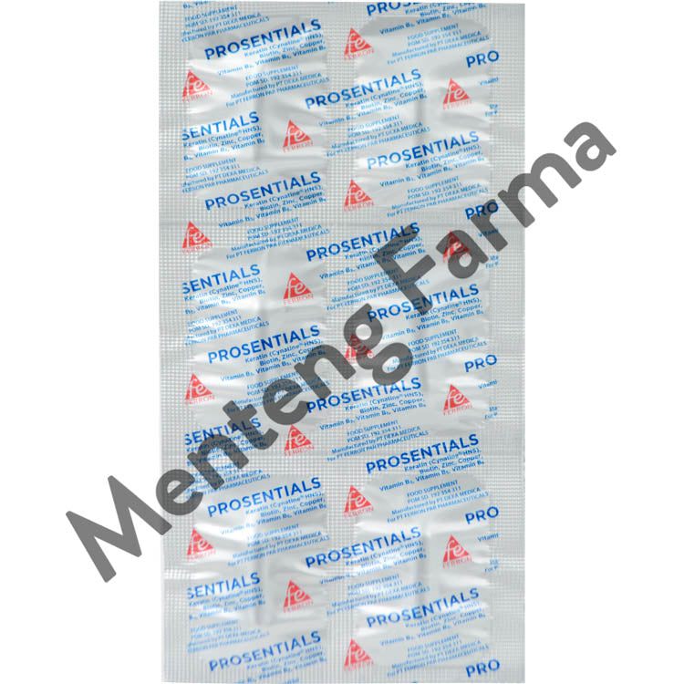 Prosentials 30 Kapsul - Suplemen Kesehatan Rambut, Kuku, dan Kulit – Apotek