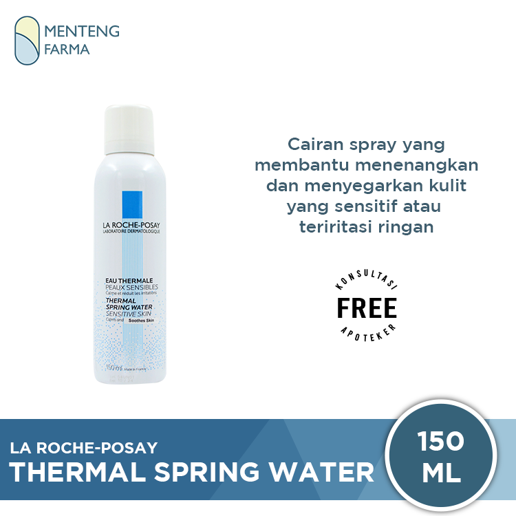 La Roche Posay Thermal Spring Water 150 mL - Cairan Spray Untuk Menyeg ...