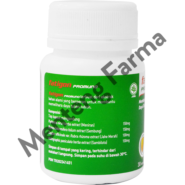 Fatigon Promuno 30 Kapsul - Suplemen Daya Tahan Tubuh – Apotek