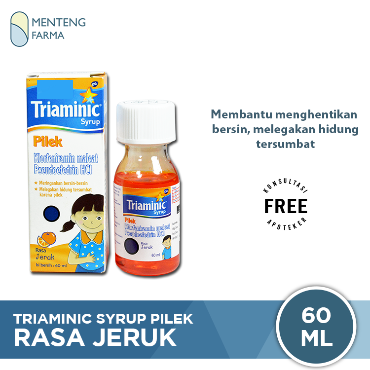 Triaminic Syrup Pilek (Rasa Jeruk) – Apotek