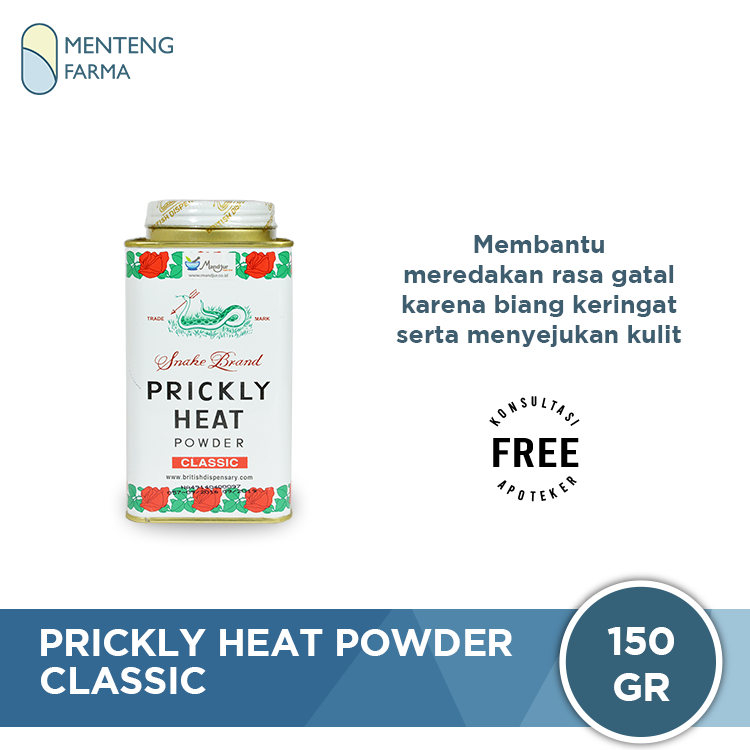 Prickly Heat Powder Classic - Bedak Antiseptik Gatal & Biang Keringat ...