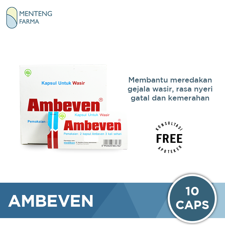Ambeven - Meringankan Gejala Wasir dan Pendarahan Saat Buang Air Besar ...