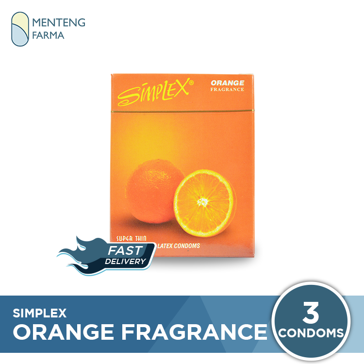 Kondom Simplex Orange Fragrance - Isi 3 – Apotek
