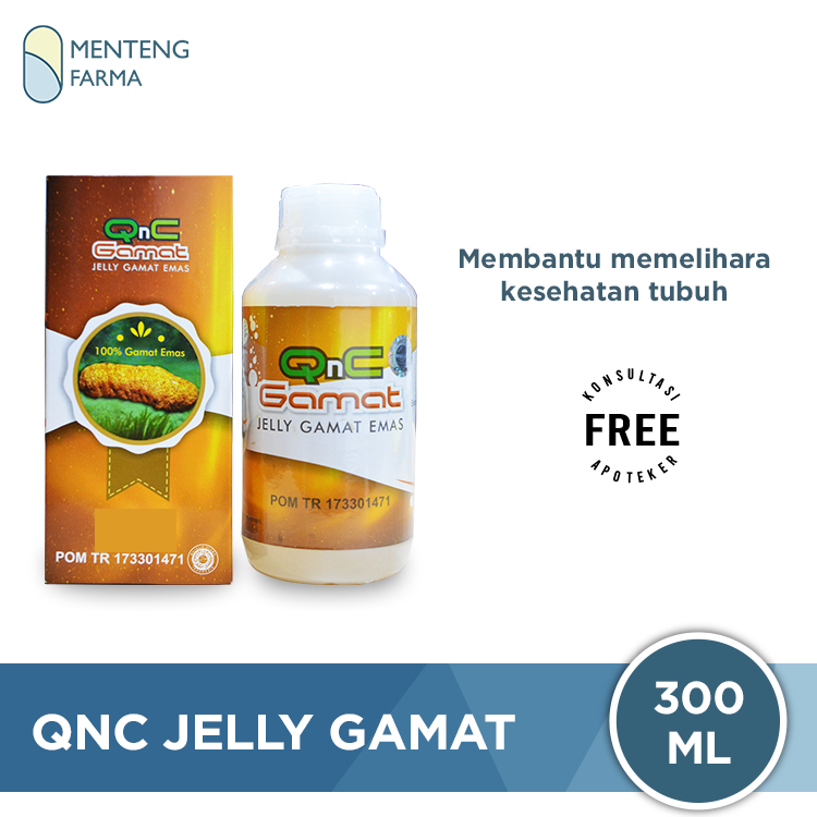 QnC Jelly Gamat Asli 100% ORIGINAL Ekstrak Teripang Emas Laut – Apotek