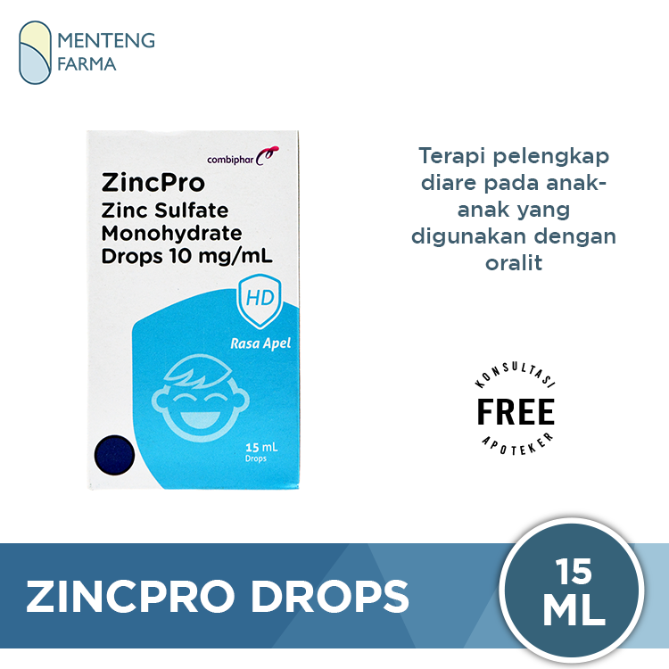 ZincPro Drop 15 mL - Pelengkap Pengobatan Diare Anak – Apotek