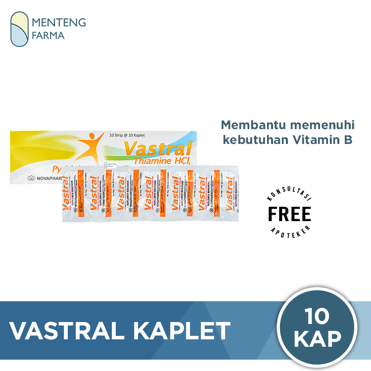 Vastral 10 Kaplet - Suplemen Vitamin B – Apotek
