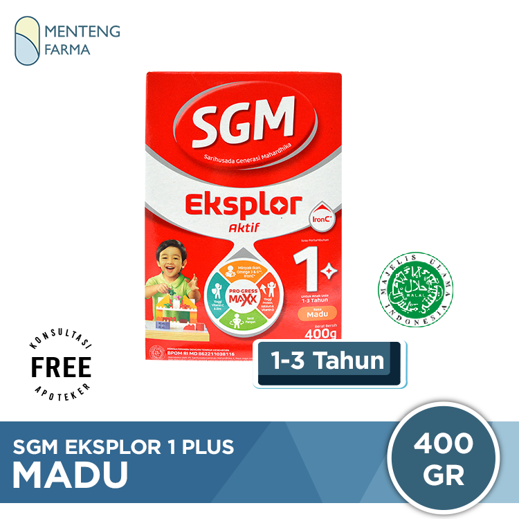SGM Eksplor 1 Plus Madu 400 Gram – Apotek